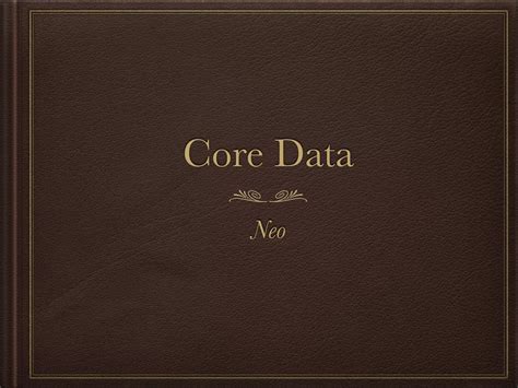 Core Data Introduction Pdf Databases Computer Software And