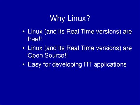 PPT Real Time Linux Operating Systems PowerPoint Presentation Free Download ID