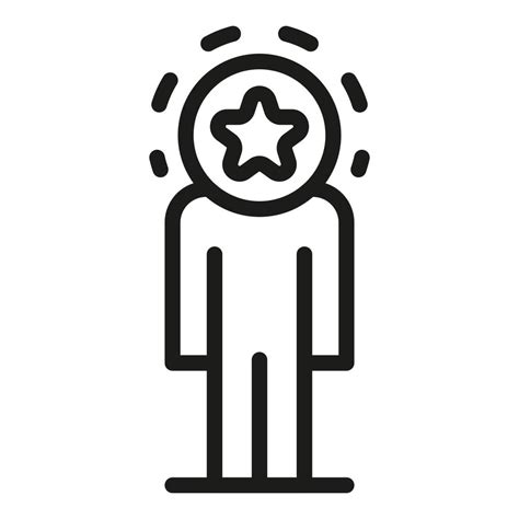 Vip Hierarchy Icon Outline Style 15599821 Vector Art At Vecteezy