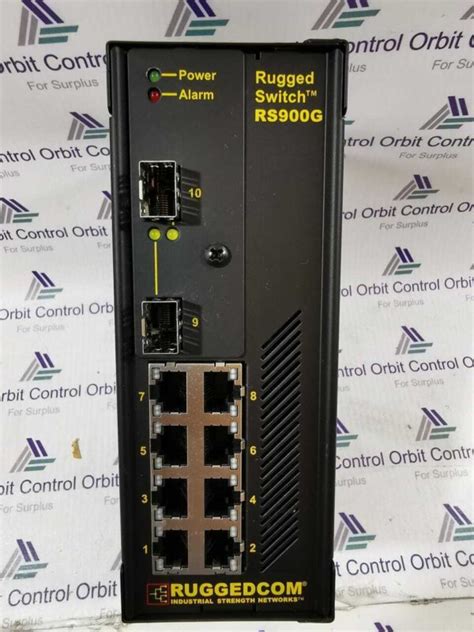 Ruggedcom Rs900gnc Hi D 2sfp Xx Switch Rs900g New Open Box Orbit Surplus