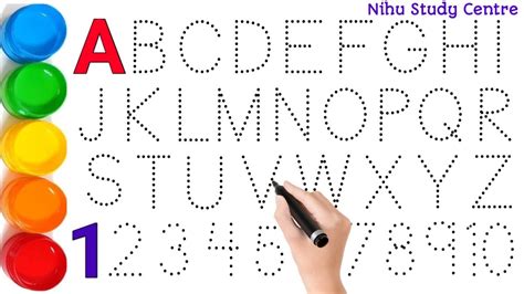 Learn To Count Alphabet A To Z One Two Three Abc 1 To 100 Counting