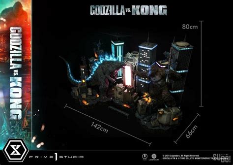Prime Studio Godzilla Vs Kong Godzilla Vs Kong Final Battle UDMGVK CM Statue Sugo Toys