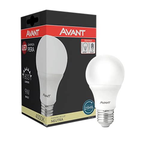 Lampada De Led W Branco Neutro K Avant Shopee Brasil