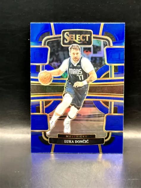 2023 24 PANINI SELECT NBA Luka Doncic Blue Prizm Concourse Dallas