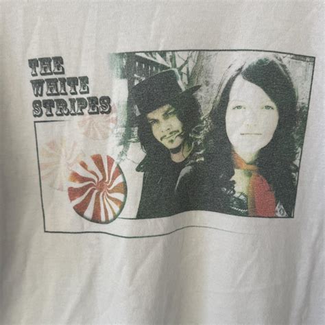 The White Stripes Band Tee Thewhitestripes Rare Depop