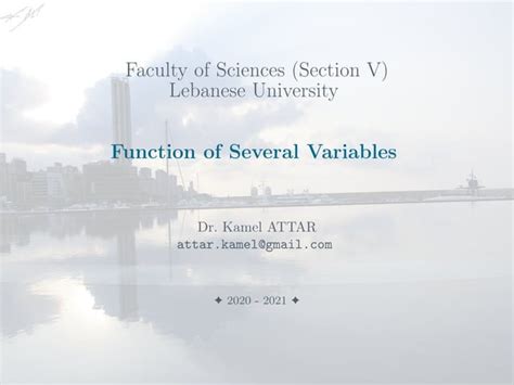Function Of Several Variables Pdf Programming Languages Computing