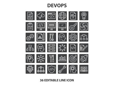 Programming Coding Set Of Web Icons In Line Style Software Development