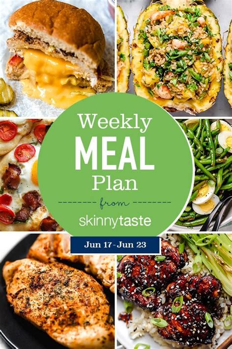Skinnytaste Meal Plan June 17 June 23 Skinnytaste Bloglovin