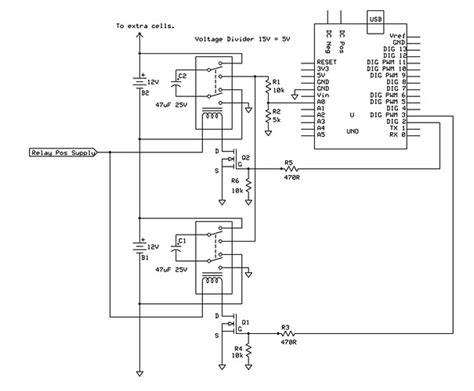 Reading Each Battery Voltage In Series Circuit General Guidance Arduino Forum