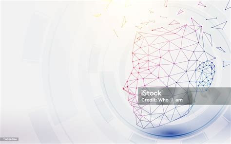 라인 삼각형 및 입자 스타일 디자인에서 인간의 얼굴 삽화 벡터 사람 얼굴에 대한 스톡 벡터 아트 및 기타 이미지 사람 얼굴 줄무늬 초현대적 Istock