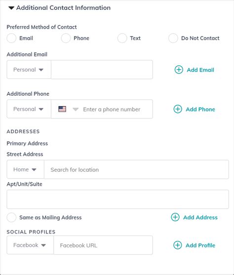 Add A Contact KW Answers