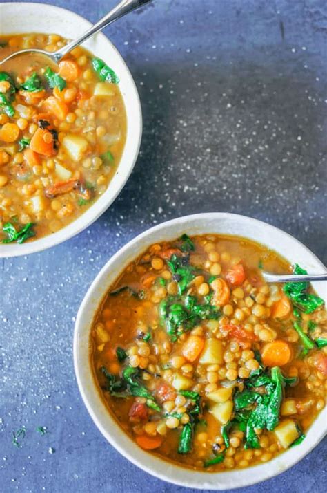 The Best Vegan Lentil Soup This Healthy Table