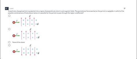 Solved Point A Positively Charged Particle Is Projected Chegg Com