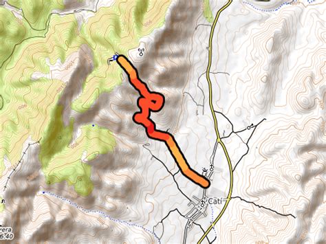 Coll De Lavellà Depuis Catí Profil De Lascension
