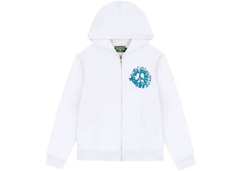 Denim Tears Denim University Zip Hoodie White Copped Pr
