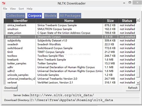 安装和使用nltk分词和去停词docker容器中 安装nltk 使用stopwords Csdn博客