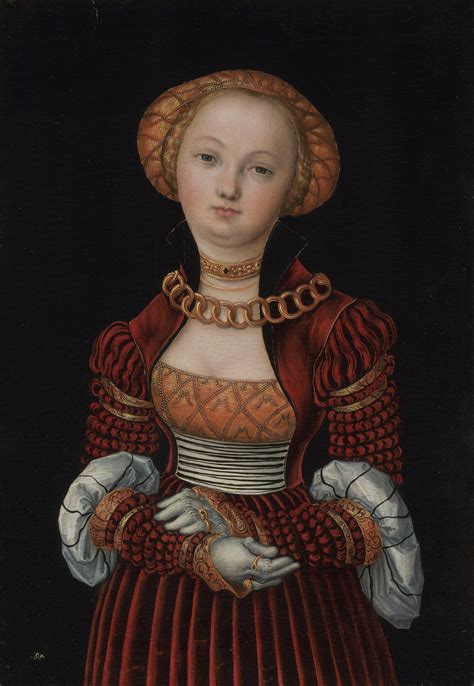 Portrait Of A Woman About 1525 Lucas Cranach The Elder Lucas