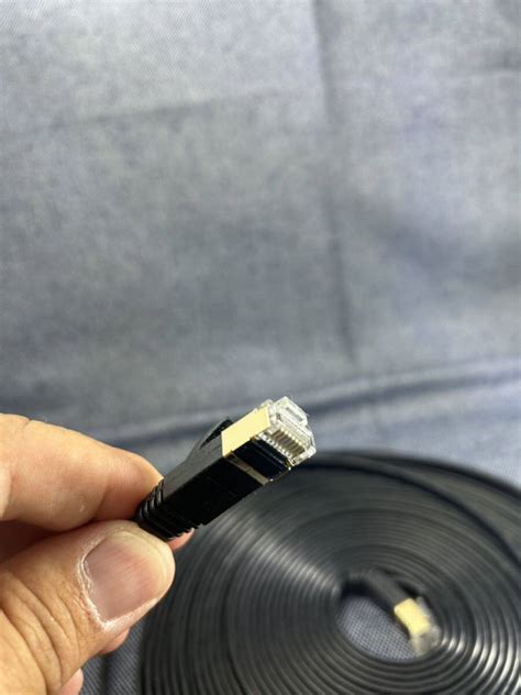 Yahooオークション Lanケーブル Cat7 10m 10ギガ 高速通信 フラット