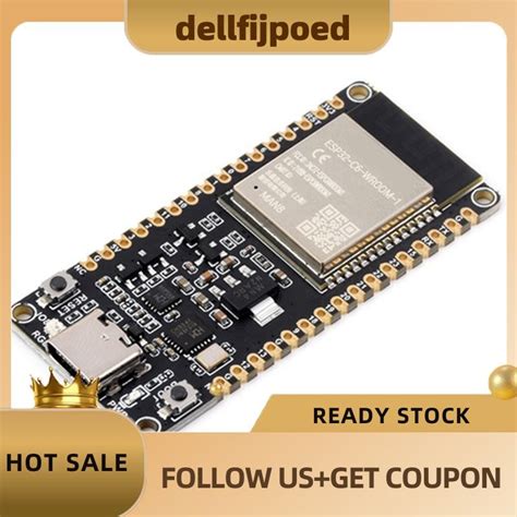 Delfijpoedesp32 C6 บอร์ดพัฒนา Wifi6 บลูทูธ 5 Zigbee ด้าย 160mhz Single