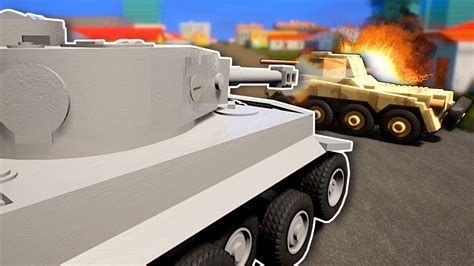 TANK BATTLE WITH TEAMS Brick Rigs Multiplayer Gameplay YouTube