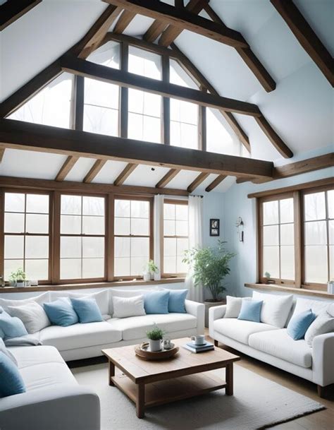 Living Room Background Premium Ai Generated Image