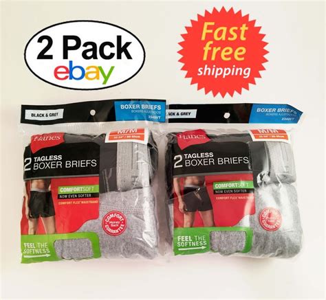 Hanes Mens Tagless Comfortsoft Boxer Briefs Wcomfort Flex Waistband 4