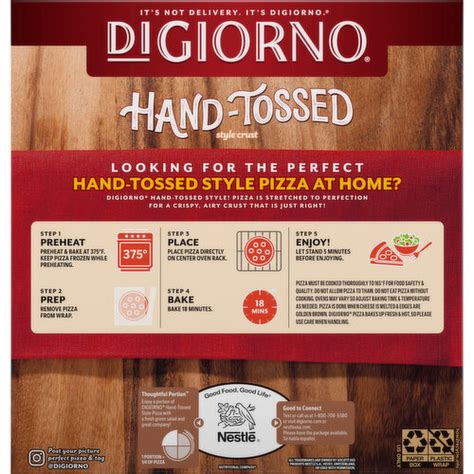 Digiorno Hand Tossed Style Crust Pepperoni Pizza Smart And Final