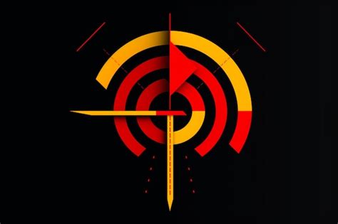 Precision Arrow Targeting Logo Premium Ai Generated Image