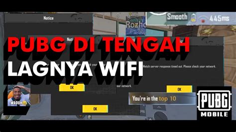 Wifi Lag PUBGM Gameplay Indonesia YouTube