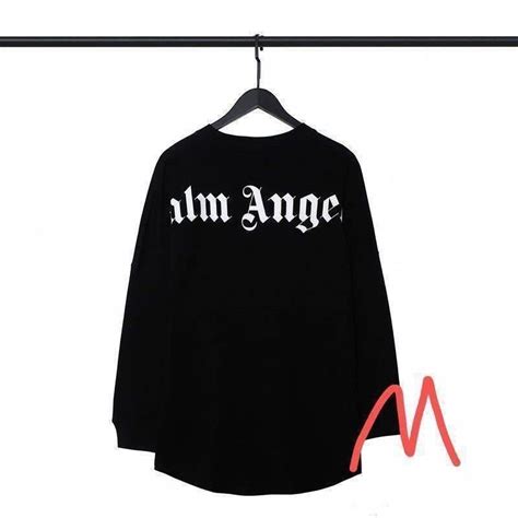 【未使用】新品タグpalm Angels Classic Logo Over Tee Ls Black パーム エンジェルス 長袖シャツ