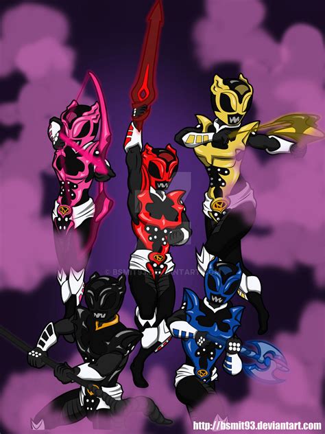 Psycho Rangers Wweapons By Bsmit93 On Deviantart