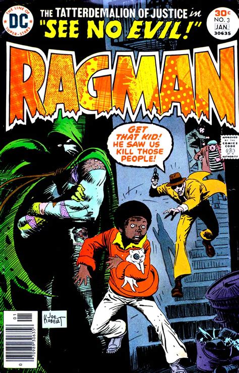 Ragman 3 Joe Kubert Art And Cover Pencil Ink