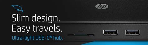 Hp Travel Usb C Multi Port Hub Usb C Pass Through Charging Gbps Rj Ethernet Port