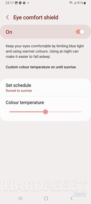 How To Turn On And Turn Off Eye Saver Mode On SAMSUNG Galaxy Xcover 6