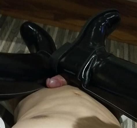 Leather Boot Fetish Bootjob Thisvid Com