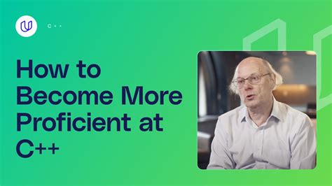 Bjarne Stroustrup C Founder On How To Become More Proficient At C Youtube