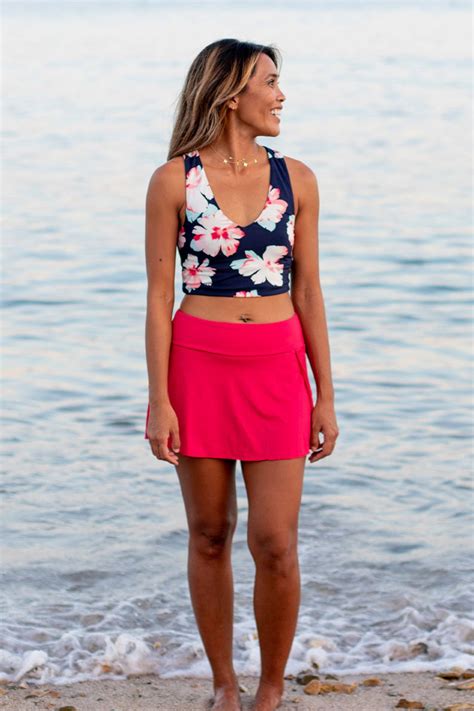 Malia Swim Skirt Berry Shopperboard