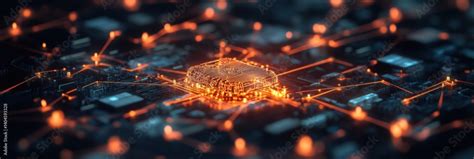 Quantum Neural Network Visualization Luminescent Ai Circuitry Mapping