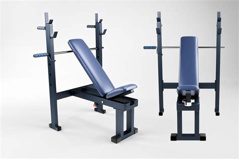 Скамья для спортзала Бесплатная 3D Модель - .max - Free3D