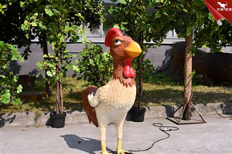 卡通动物雕塑仿真公鸡 自贡大洋艺术有限责任公司