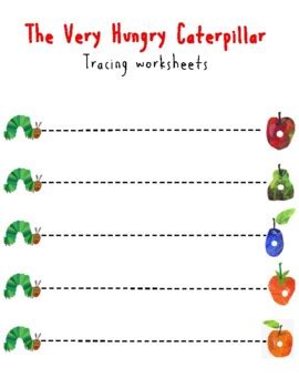 The Very Hungry Catepillar Tracing Teaching Resources Tpt