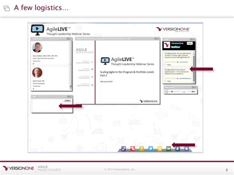 agilelive scaling agile to the program and portfolio levels part 2 ppt