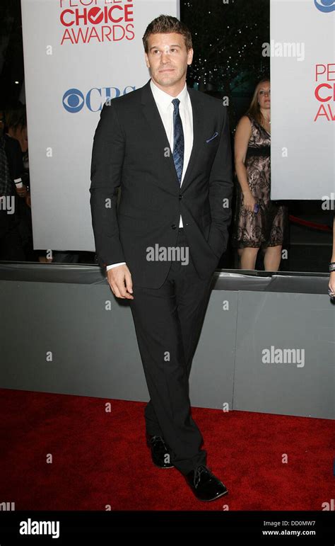 David Boreanaz 2012 Peoples Choice Awards Held At Nokia Theatre La