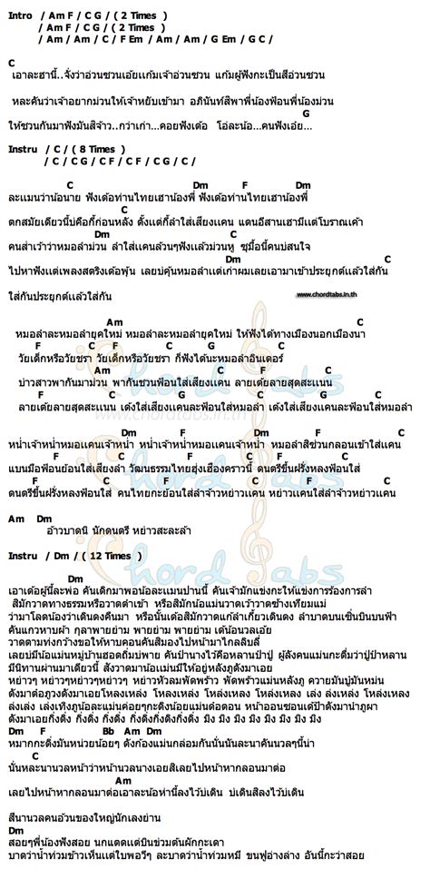 หมอลำอินเตอร์คอร์ดอูคูเลเล่ คอร์ดอูคูเลเล่ หมอลำอินเตอร์ อภินันท์น้อย