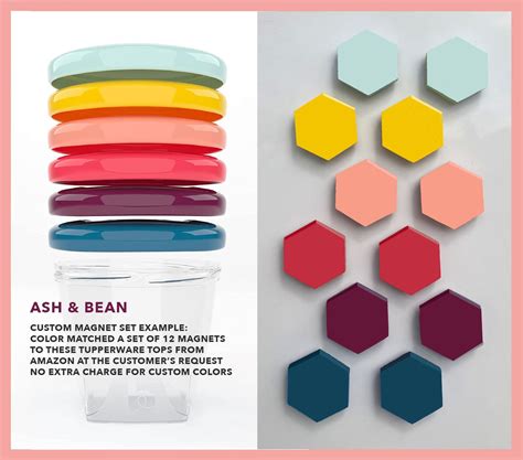 Cute Fridge Magnets Strong Magnets Hexagon Magnets Cute Etsy