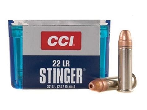 Cci 22 Lr Stinger 32 Grain Cphp 50 Rounds 899 Gundeals
