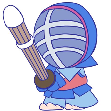 剣道｜フリーのイラスト素材「もってけ画廊」