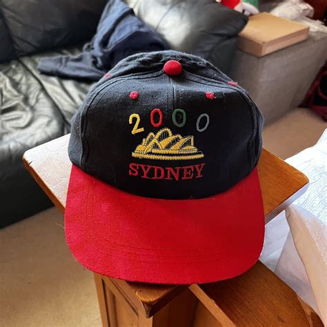 2000 Olympics Sydney Snapback Ink Stain On Bill Depop