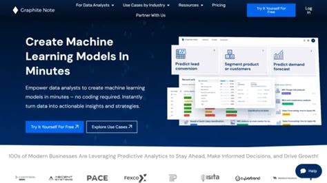 graphite note create machine learning models in minutes no coding