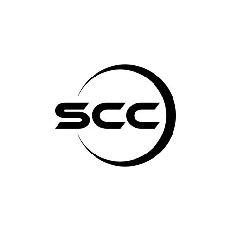Scc Letter Logo Design In Illustrator Vector Logo Calligraphy Designs